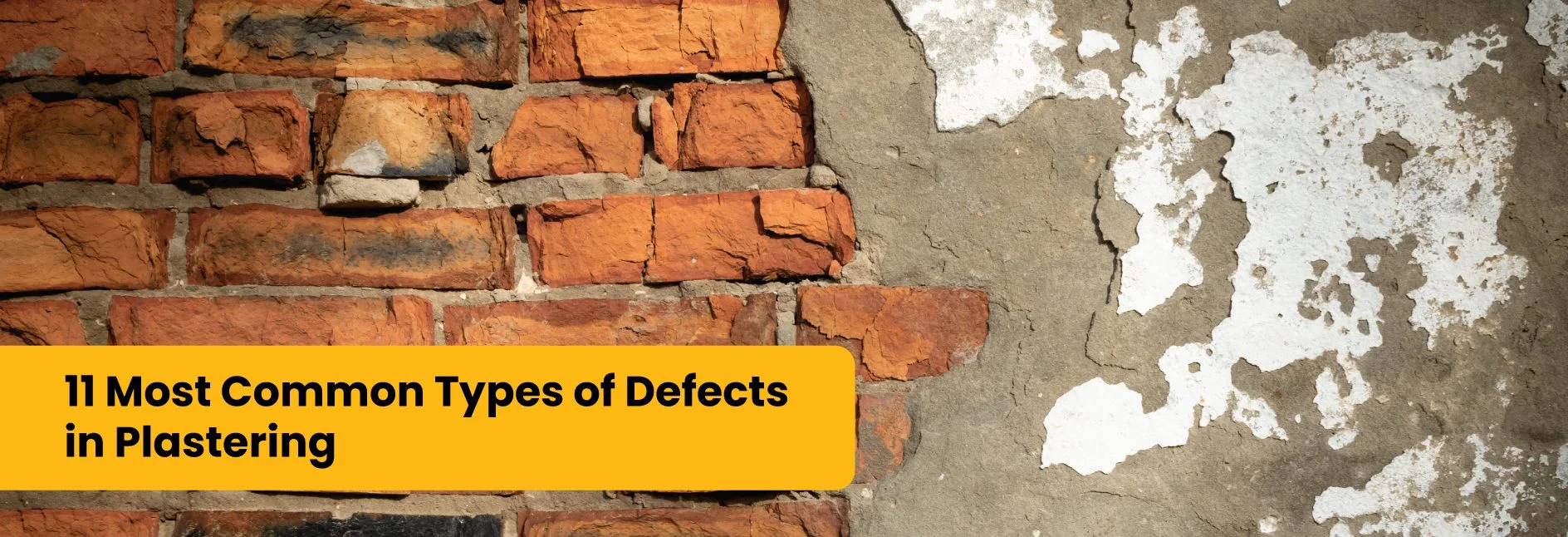11 most common types of detects in plastering